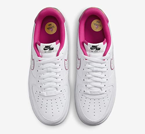 Nike Women's Air Force 1 Low '07 Size 6.5 US- DV3809 100 Dragonfruit White/White-pink Prime