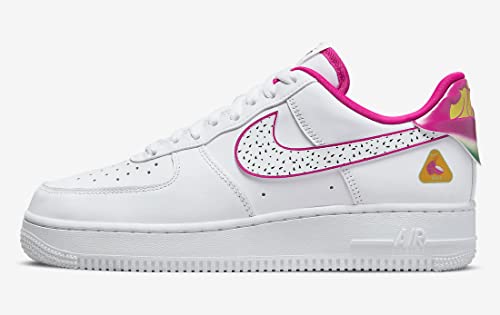 Nike Women's Air Force 1 Low '07 Size 6.5 US- DV3809 100 Dragonfruit White/White-pink Prime