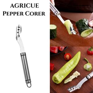 AGRICUE 2 Pcs Shrimp Deveiner Tool Multipurpose Shrimp Line Knife Prawn Peelers Kitchen Tool