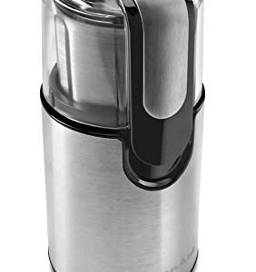 KitchenAid KCM4212SX Cold Brew Coffee Maker-Brushed Stainless Steel, 28 ounce & Blade Coffee Grinder - Onyx Black