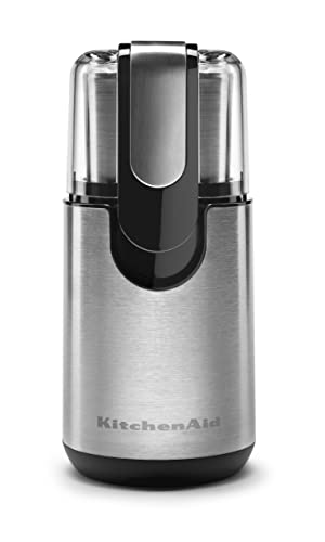 KitchenAid KCM4212SX Cold Brew Coffee Maker-Brushed Stainless Steel, 28 ounce & Blade Coffee Grinder - Onyx Black