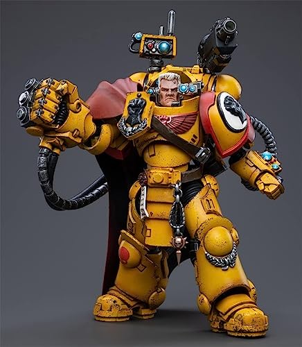 HiPlay JoyToy Warhammer 40K Imperial Fists Third Captain Tor Garadon 1:18 Scale Collectible Action Figure