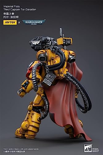 HiPlay JoyToy Warhammer 40K Imperial Fists Third Captain Tor Garadon 1:18 Scale Collectible Action Figure