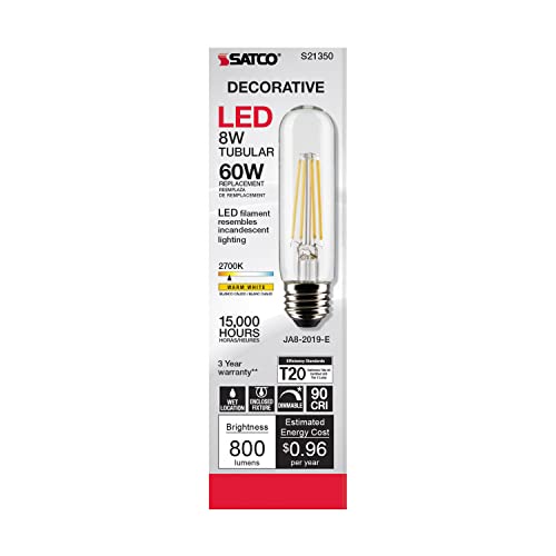 Satco S21350 8T10/LED/CL/927/120V/E26