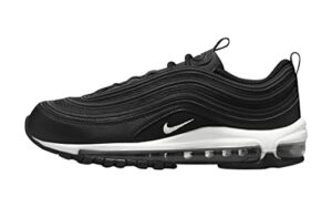 nike women's air max 97, black/black/white, size 9