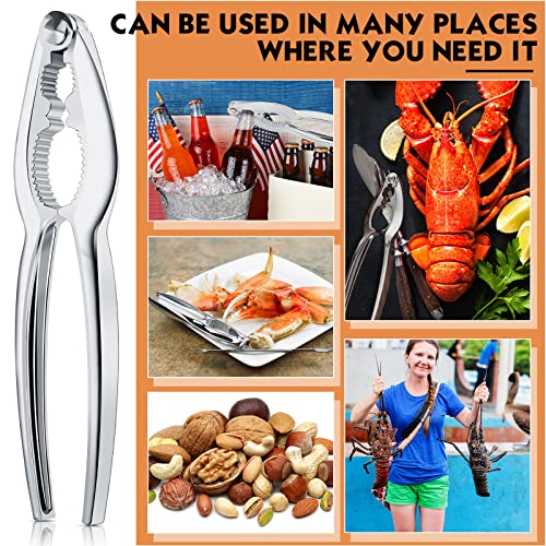 30 Pack Nut Crackers Tool Bulk Crab Crackers and Tools Heavy Duty Crab Leg Claw Crackers Opener Tool for Nuts Shellfish Seafood Home Restaurant Kitchen Crumbled Tools