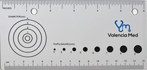 Valencia Med Medimeter Clear Medical Ruler