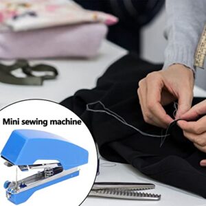 Handheld Sewing Machine, Portable Mini Handheld Stitching Machine, Household Feeding Sewer Machine for DIY Clothing, Silk, Hem, Curtain, Fabric