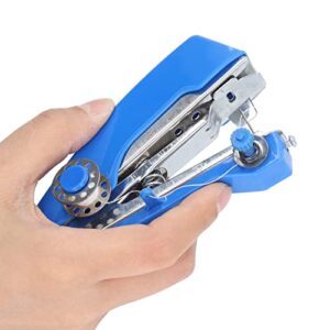 Handheld Sewing Machine, Portable Mini Handheld Stitching Machine, Household Feeding Sewer Machine for DIY Clothing, Silk, Hem, Curtain, Fabric