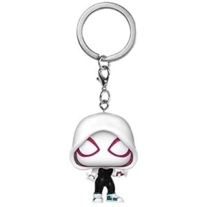 funko pop! keychain: spider-man: across the spider-verse - spider-gwen