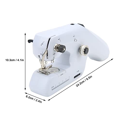 Handheld Sewing Machine, Mini Portable Electric Sewing Machine Cordless Sewing Machine for Adult Easy to Use and Fast Stitch Suitable for Clothes Fabrics DIY Home Travel