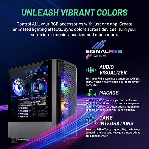 Skytech Gaming Skytech Shadow Gaming PC Desktop – AMD Ryzen 5 7600X 4.7 GHz, RTX 3060 Ti, 1TB NVME SSD, 32G DDR5 RGB, 600W Gold PSU, 240mm AIO, AC Wi-Fi, Windows 11 Home 64-bit