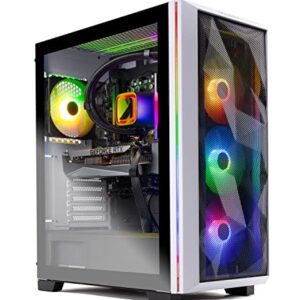 Skytech Gaming Skytech Chronos Gaming PC Desktop – AMD Ryzen 7 7700X 4.5 GHz, RTX 3070 Ti, 1TB NVME SSD, 32G DDR5 RGB, 750W Gold PSU, 360mm AIO, AC Wi-Fi, Windows 11 Home 64-bit