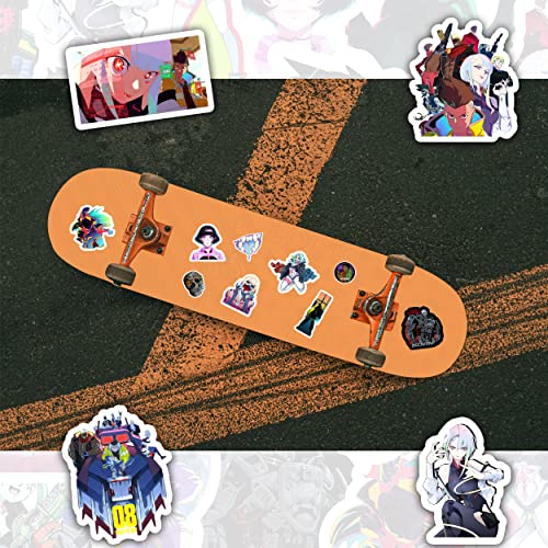 Pounchi Cyber Game Stickers (70 Pcs) Gaming Anime Stickers for Kids Teens for Computers Laptop Skateboard Guitar Luggage Vinyl Decal