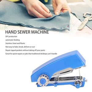 Mini Portable Sewing Machine, Multifunction Handheld Stitching Machine Portable Mini Sewing Tool Simple Operation Handheld Sewing Device Suitable for Beginners