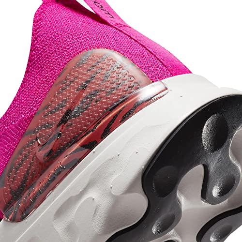 Nike React Phantom Run Flyknit 2 DQ7649-600 Pink-Black Women's Running Sneakers 8.5 US, Pink Prime/Phantom/Habanero Red/Black