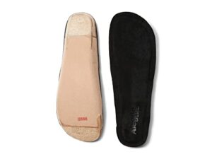 alegria replacement insole black micro suede eu 38 (us women's 8-8.5) regular