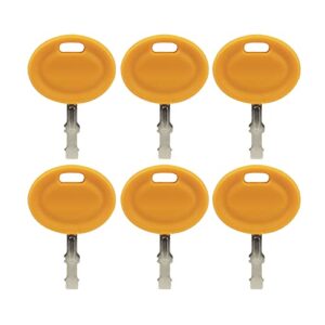 gradora 6pcs ignition keys replacement for lawn mower cub cadet mtd troy bilt ridding mower craftsman 925-2054a 925-1745a 925-1744a 625-05000 625-05002 725-1745 725-2054