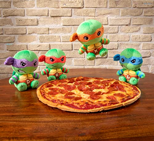 Club Mocchi Mocchi- Teenage Mutant Ninja Turtles Plush — TMNT Michelangelo — Collectible Squishy Turtle Plushies — 6 Inch