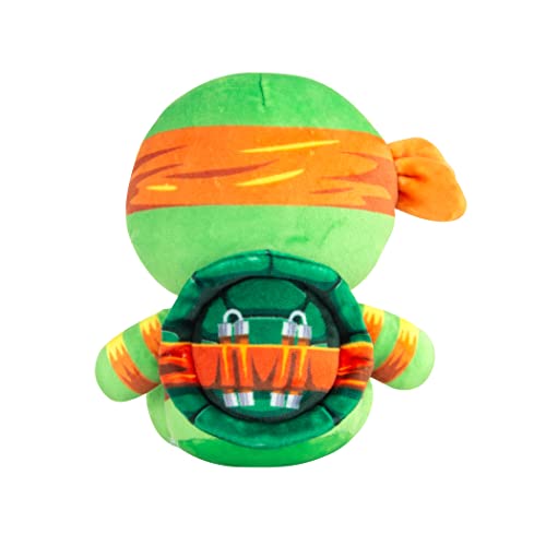 Club Mocchi Mocchi- Teenage Mutant Ninja Turtles Plush — TMNT Michelangelo — Collectible Squishy Turtle Plushies — 6 Inch