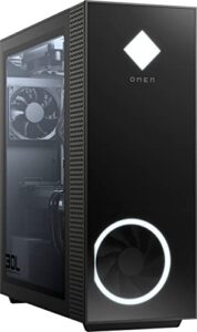 latest hp omen 30l gaming desktop | amd ryzen 5 5600g 6-core | amd radeon rx 6600 xt 8gb | 32gb ddr4 1tb ssd 2tb hdd | wifi | bt | usb-c | tempered glass side panel | win11 home