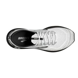 Brooks Women’s Revel 6 Neutral Running Shoe - White/Black - 7.5 Medium