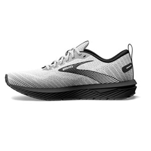 Brooks Women’s Revel 6 Neutral Running Shoe - White/Black - 7.5 Medium