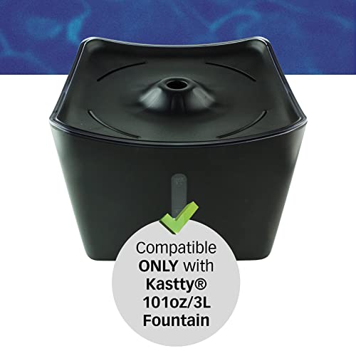 PET STANDARD Water Filters, Compatible with Kastty® 101oz/3L Fountain, Pack of 12