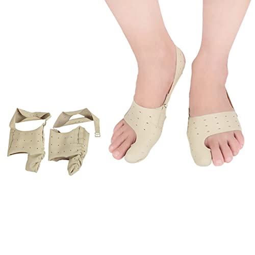 Healifty 3pcs Bunion Breathable Correction Valgus Unisex Day Feet Hallux Protector Toe Women -Size for S Socks Splint Separators Big Night Sleeves Men Thumb Care Beige