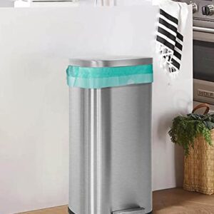 Biodegradable Trash Bags 8 Gallon Trash Bags Drawstring, AYOTEE 75 Counts Medium Trash Bags 8 Gallon Garbage Bags, Unscented 30 Liter Trash Bags Waste Basket Liners for Kitchen Bathroom Office