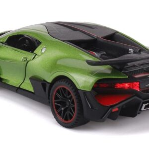 XXHUYAO 1/32 Bugatti Divo Metal Die Casting Toy Car for 3 to 12 Year Old Boy,Pull Back Car,5.9 inch Length (Green)