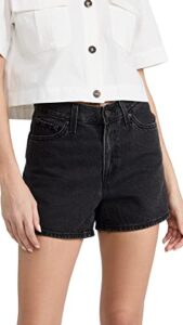 levi's women's 80s mom shorts, not to interrupt, black, 25