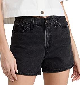 Levi's Women's 80s Mom Shorts, Not to Interrupt, Black, 25