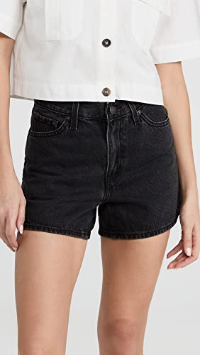 Levi's Women's 80s Mom Shorts, Not to Interrupt, Black, 25