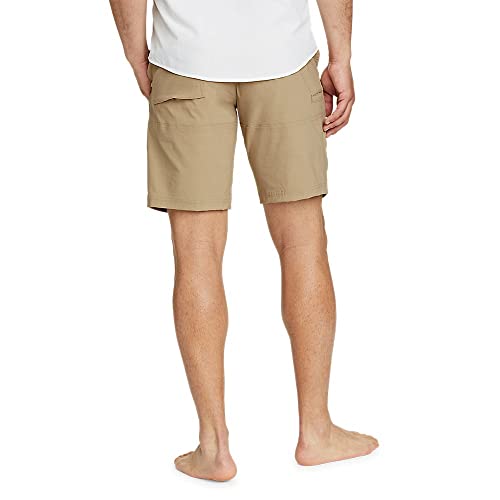 Eddie Bauer Men's Guide Headpin Shorts, Light Khaki, 34