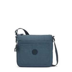 kipling women's sebastian crossbody, super light, durable messenger, shoulder bag, nocturnal grey