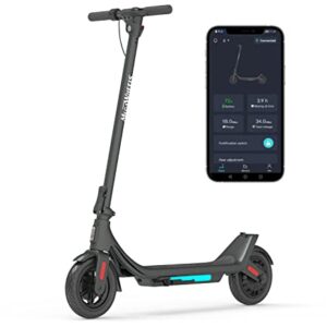 MEGAWHEELS Electric Scooter Adults, 9" Pneumatic Tubeless Tires, 15.5 Miles Range with 250W Motor, 15.5MPH Foldable Commuting E Scooter for Adults