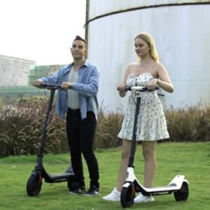 MEGAWHEELS Electric Scooter Adults, 9" Pneumatic Tubeless Tires, 15.5 Miles Range with 250W Motor, 15.5MPH Foldable Commuting E Scooter for Adults