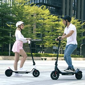 MEGAWHEELS Electric Scooter Adults, 9" Pneumatic Tubeless Tires, 15.5 Miles Range with 250W Motor, 15.5MPH Foldable Commuting E Scooter for Adults