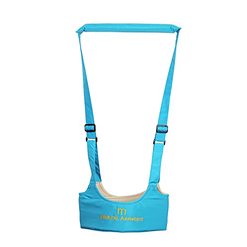 YESTIC Adjustable Baby Walking Harness Toddler Harness Assistant Belt for Learning Walk Easy-to-Wear Walking Learning Helper for Boys Girls. (Blue)