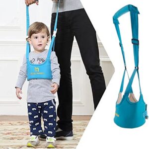 YESTIC Adjustable Baby Walking Harness Toddler Harness Assistant Belt for Learning Walk Easy-to-Wear Walking Learning Helper for Boys Girls. (Blue)