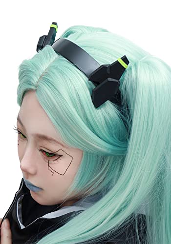 C-ZOFEK Anime Rebecca Cosplay Headgear for Women Halloween Hair Hoop Costume (Black)