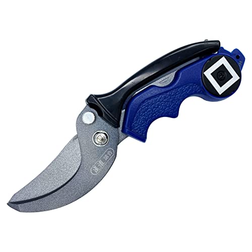 Hapyson YQ-880-B Tsumoto Type Measuring Multi Scissors, Blue