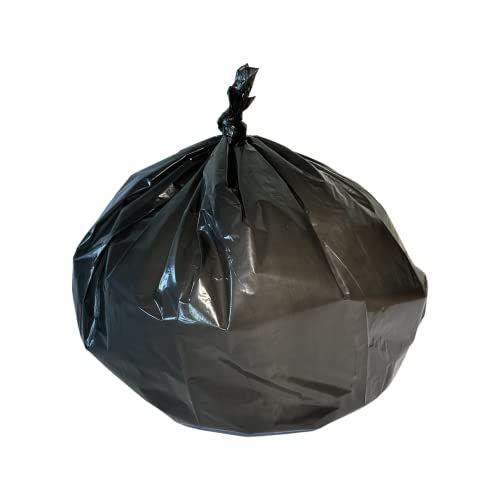 Top Knot Bags 45 Gallon Garbage Trash Bag 40X46" 1.2 Mil Black 100 Count Can Liner Bulk 40 Gallon 41 Gallon 42 Gallon 43 Gallon 44 Gallon Made in USA