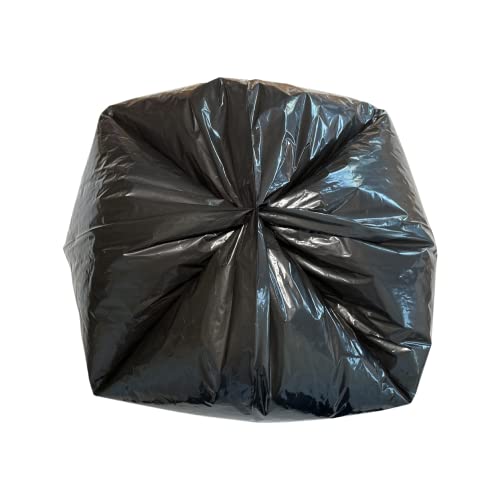 Top Knot Bags 45 Gallon Garbage Trash Bag 40X46" 1.2 Mil Black 100 Count Can Liner Bulk 40 Gallon 41 Gallon 42 Gallon 43 Gallon 44 Gallon Made in USA