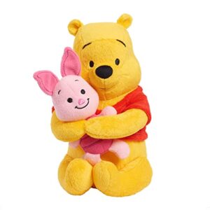 disney classic lil friends winnie the pooh and piglet plush stuffed animal, officially licensed kids toys for ages 0+, gifts and presents by just play