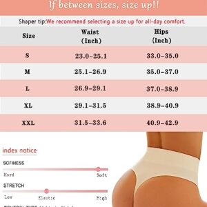 Knowyou High Waisted Thongs for Women Seamless Underwear for Women No Show Sexy Breathable Panties for Laides 6 Pack