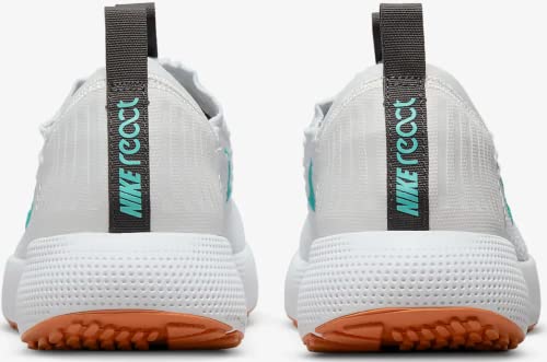 Nike WMNS React Escape Run Flyknit, Road Running Shoes (DC4269-004) White, Size: 7