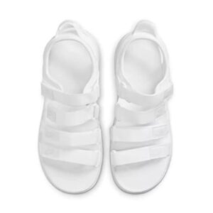 Nike Women's Icon Classic Sandal NA White/Pure Platinum-White (DH0224 100) - 10