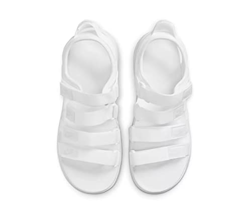 Nike Women's Icon Classic Sandal NA White/Pure Platinum-White (DH0224 100) - 10